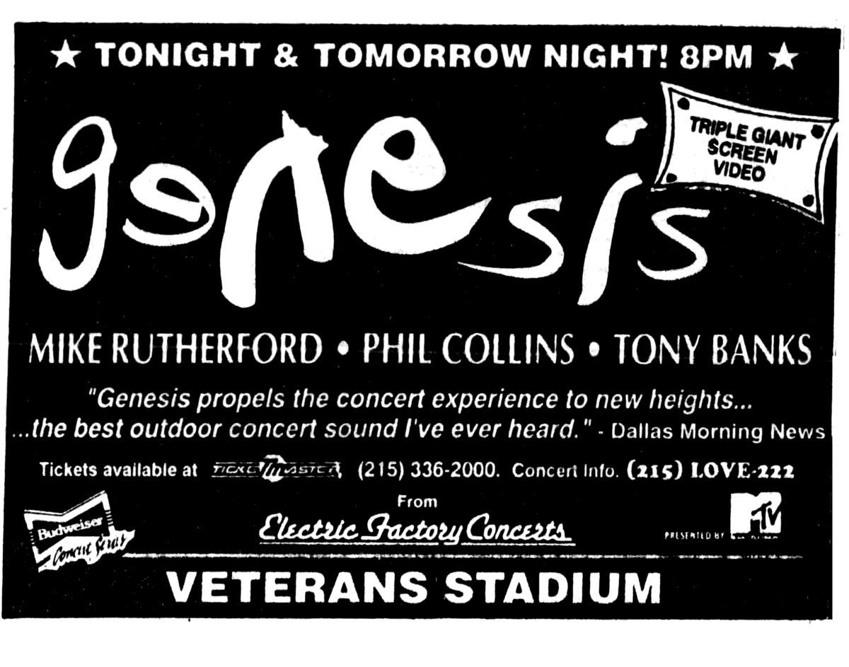 Genesis Concert & Tour History (Updated for 2022) | Concert Archives