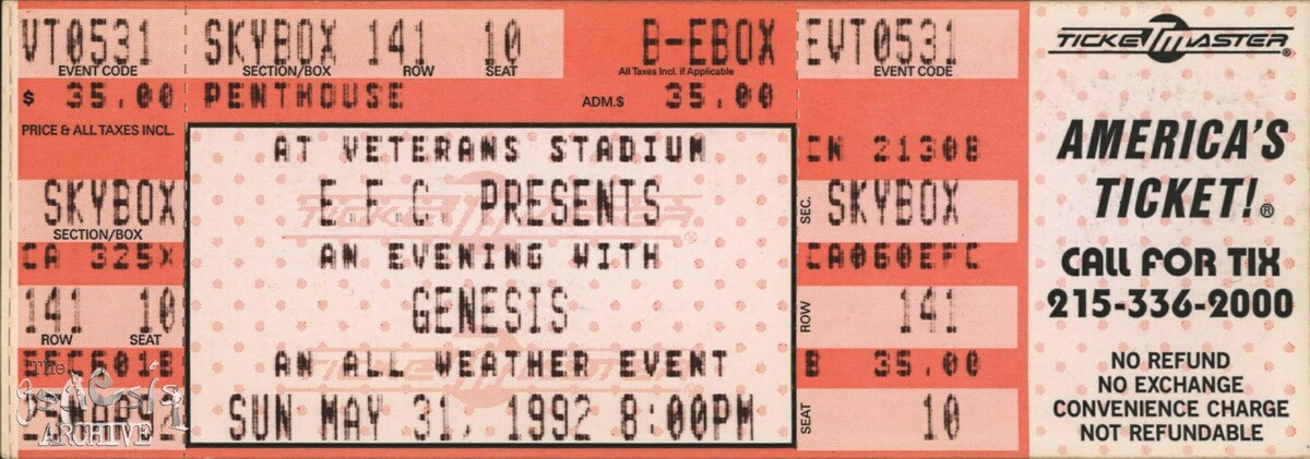 Genesis Concert & Tour History (Updated for 2022) | Concert Archives