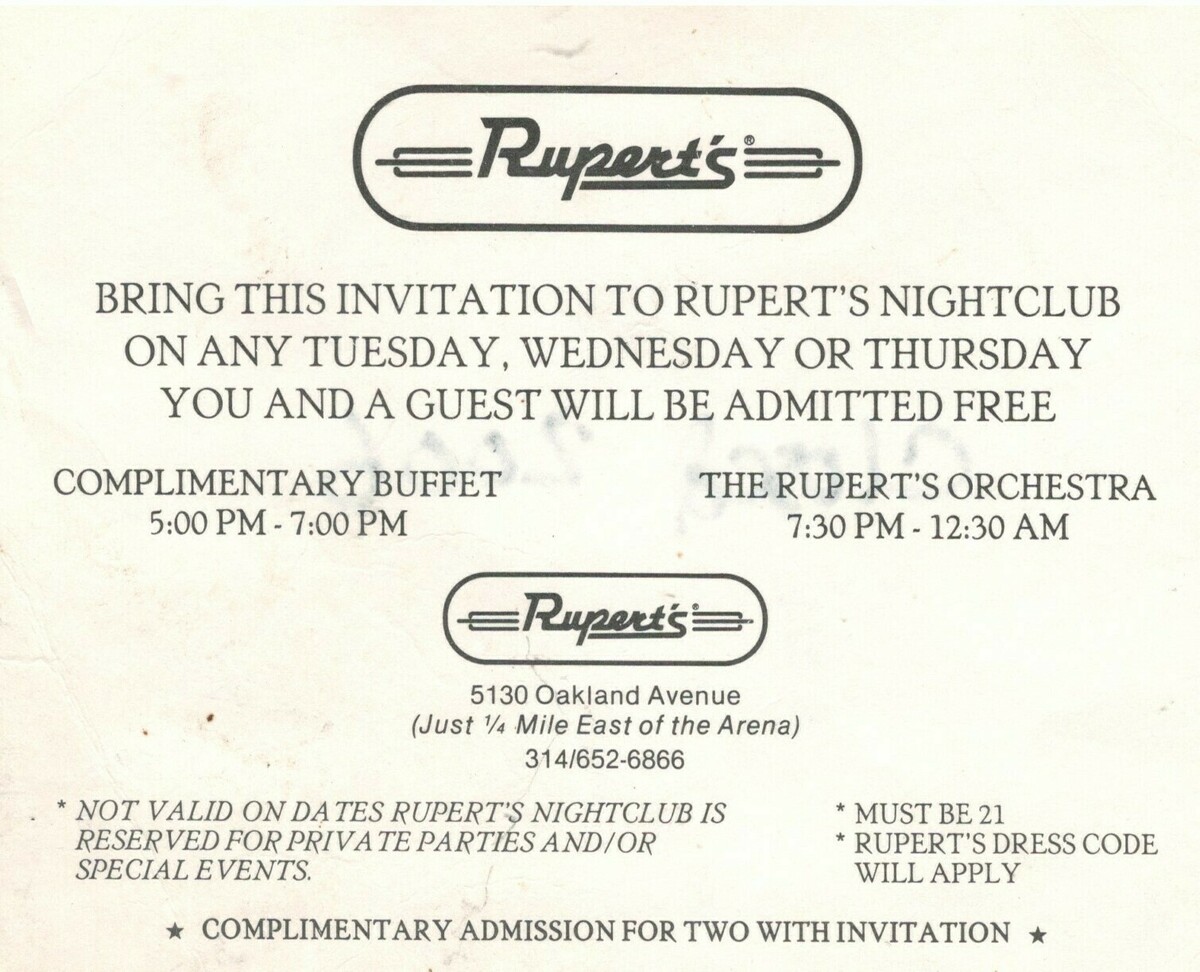 The Ruperts Orchestra Concert & Tour History | Concert Archives