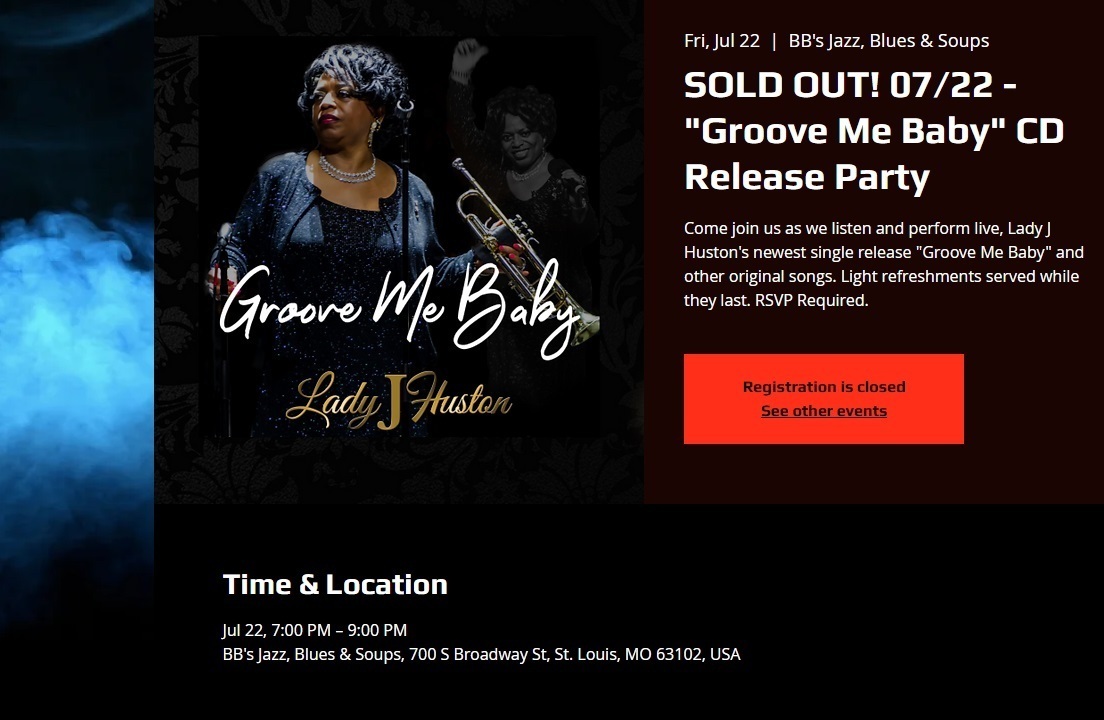 Lady J. Hutson Concert & Tour History | Concert Archives