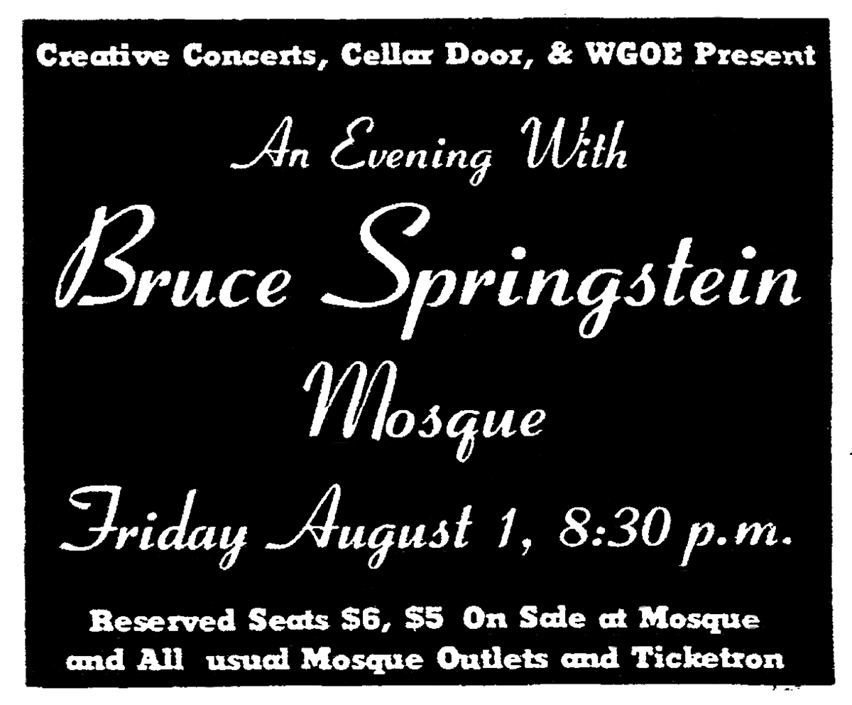 Bruce Springsteen's 1975 Concert & Tour History | Concert Archives