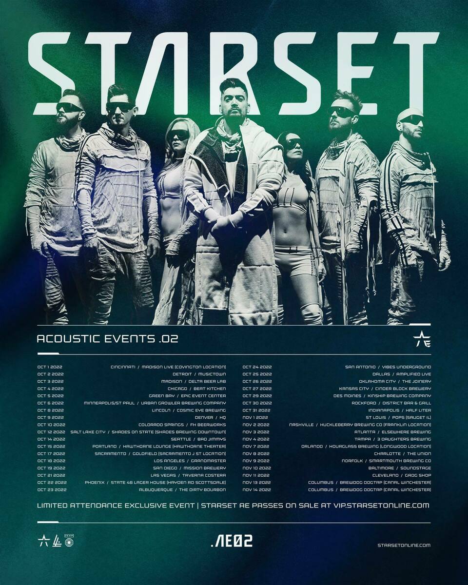 Starset Concert & Tour History (Updated for 2023) | Concert Archives