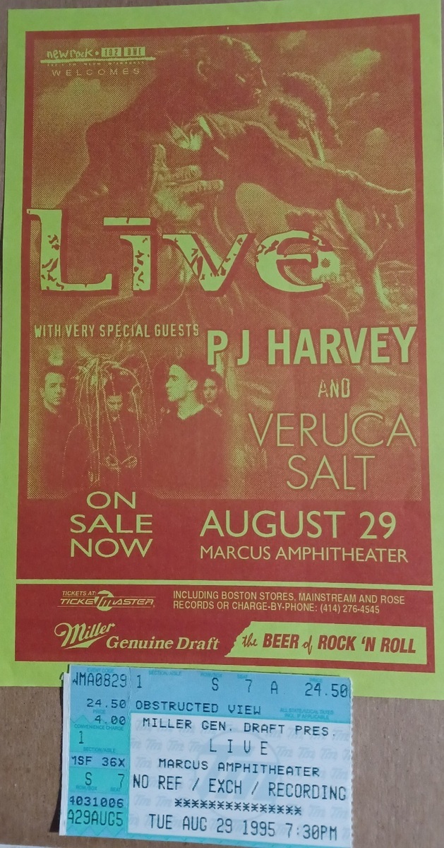 Veruca Salt's 1995 Concert & Tour History | Concert Archives