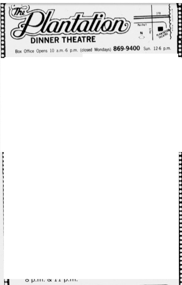 Concert History of The Plantation Dinner Theatre St Louis, Missouri ...