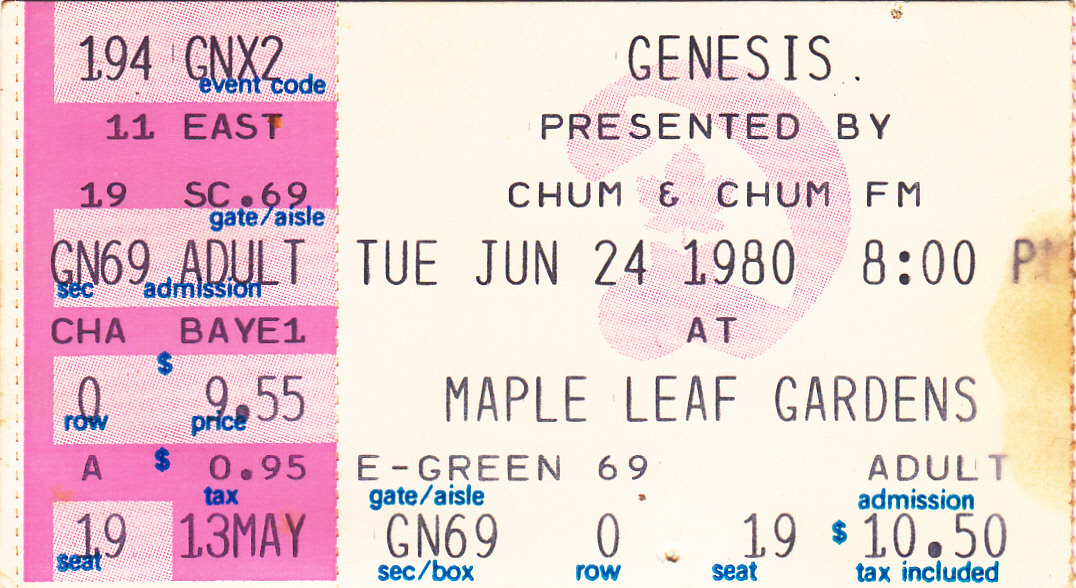 Genesis Concert & Tour History (Updated for 2022) | Concert Archives