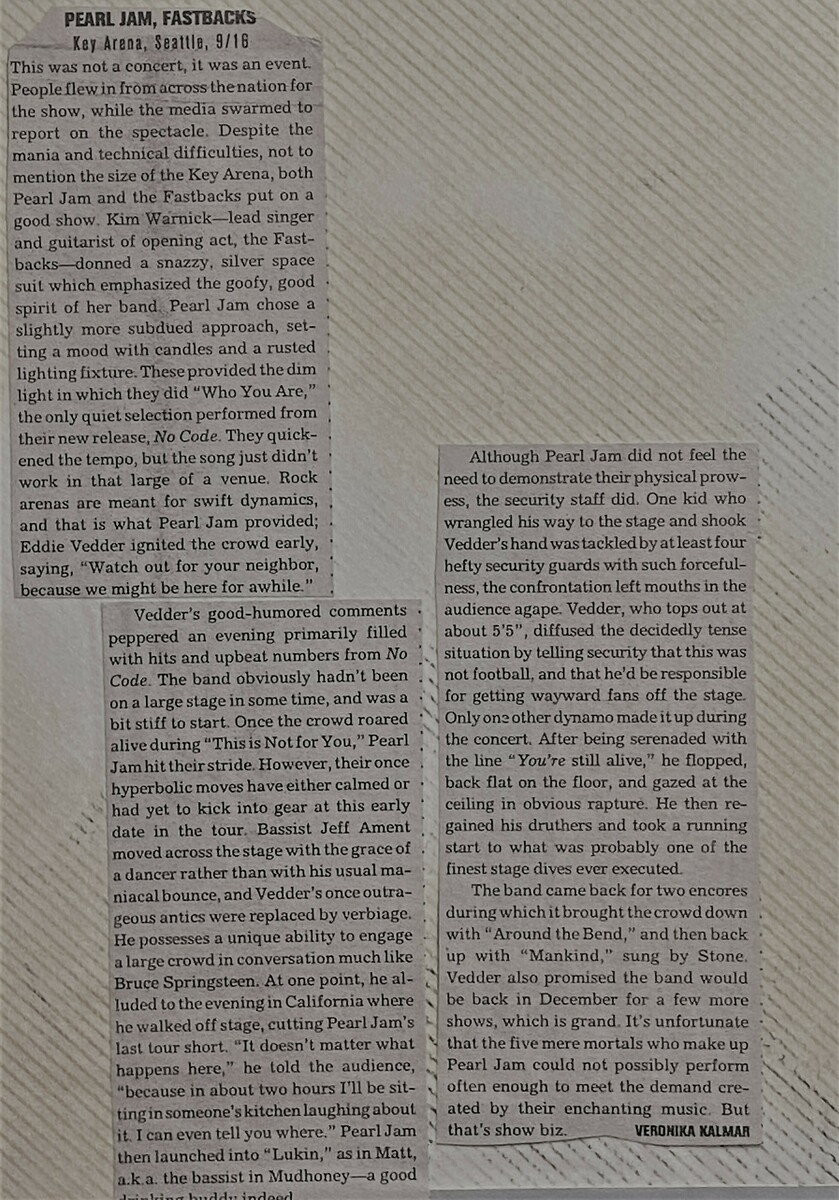 The Fastbacks Concert & Tour History | Concert Archives