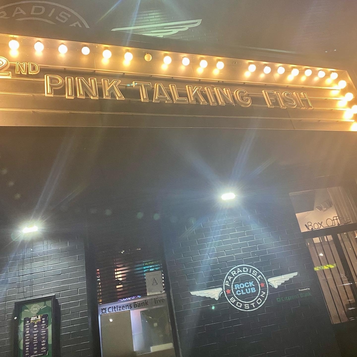 Dec 02, 2022: Pink Talking Fish at Paradise Rock Club Boston ...