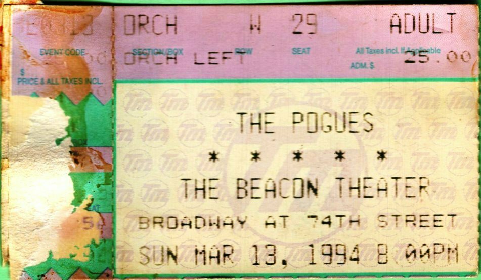 The Pogues Concert & Tour History | Concert Archives