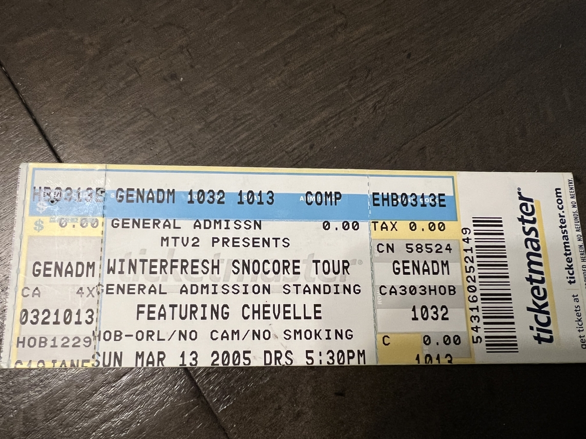 Chevelle Concert & Tour History (Updated for 2023) | Concert Archives