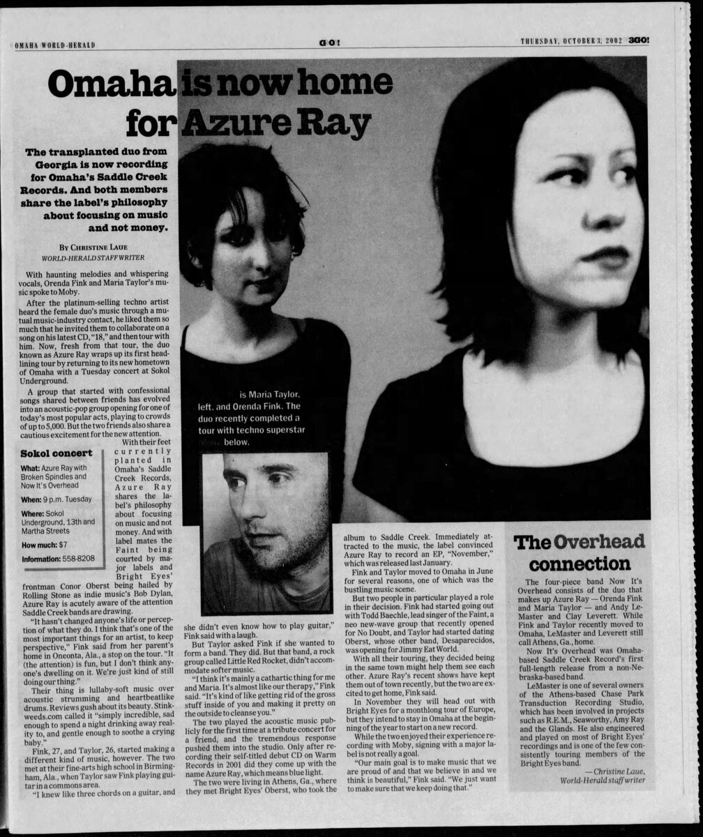 Azure Ray Concert & Tour History | Concert Archives