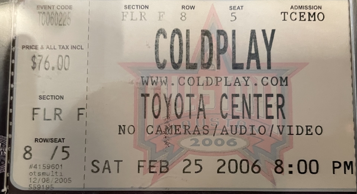 Coldplay Concert & Tour History (Updated for 2023) | Concert Archives