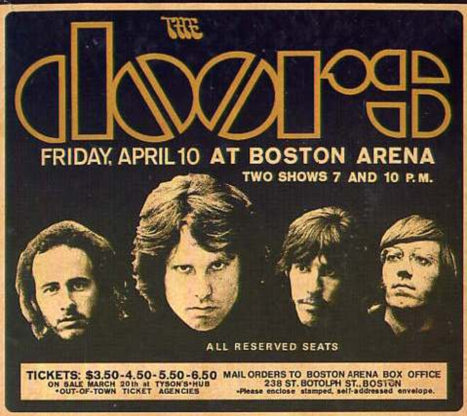 The Doors Concert & Tour History | Concert Archives