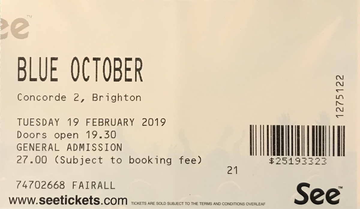 Blue October Concert & Tour History (Updated for 2023) | Concert Archives