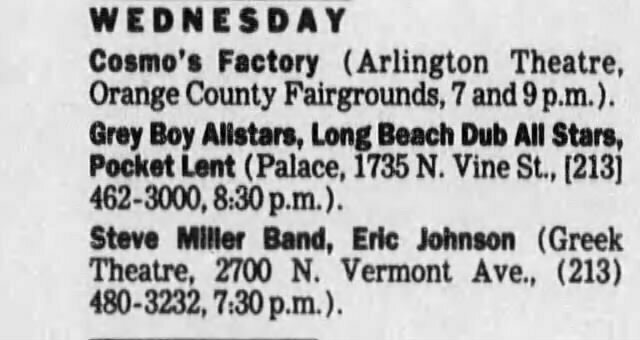 Pocket Lent Concert & Tour History | Concert Archives