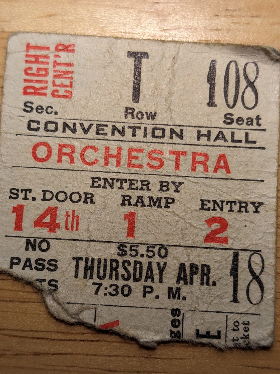 Concert History of Henry W. Kiel Municipal Auditorium St Louis ... Concert History of Henry W. Kiel Municipal Auditorium St Louis ...