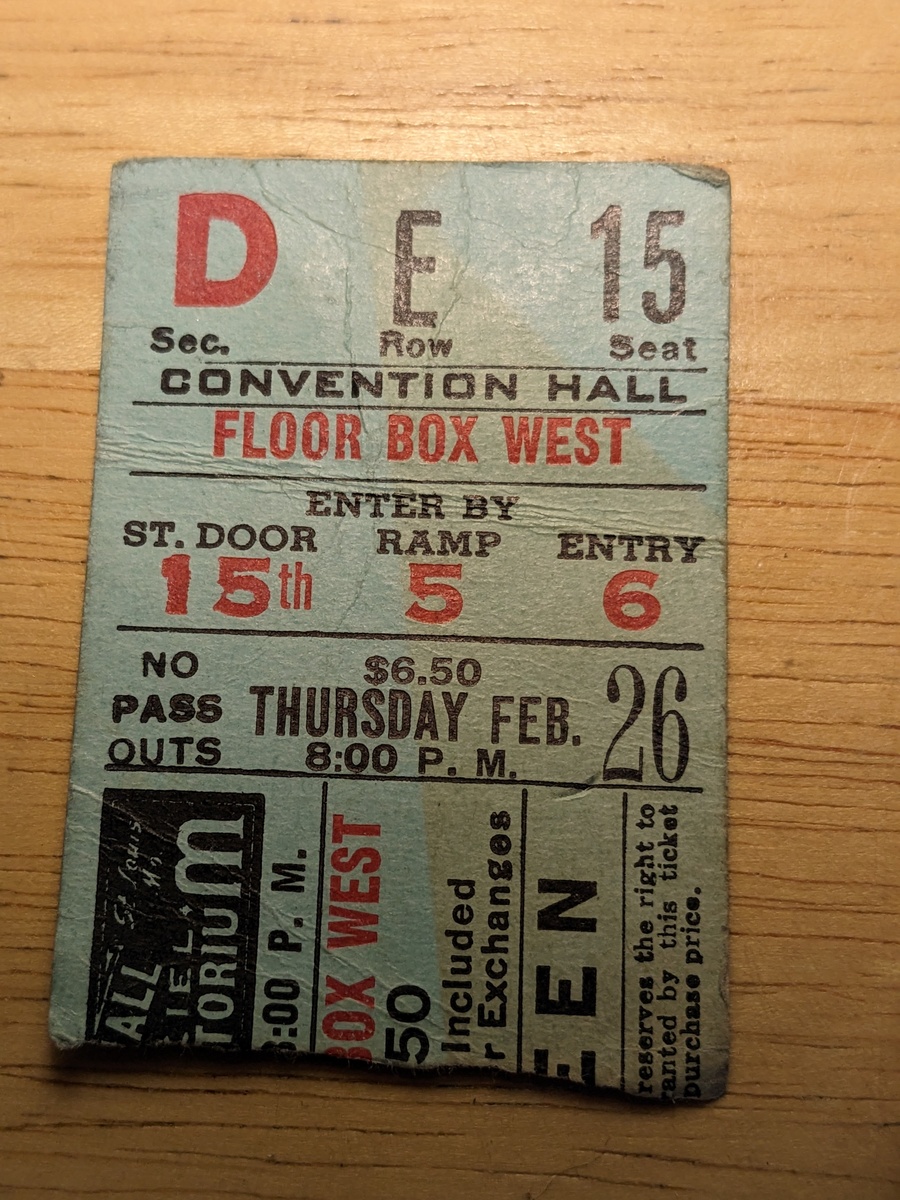Concert History of Henry W. Kiel Municipal Auditorium St Louis ... Concert History of Henry W. Kiel Municipal Auditorium St Louis ...