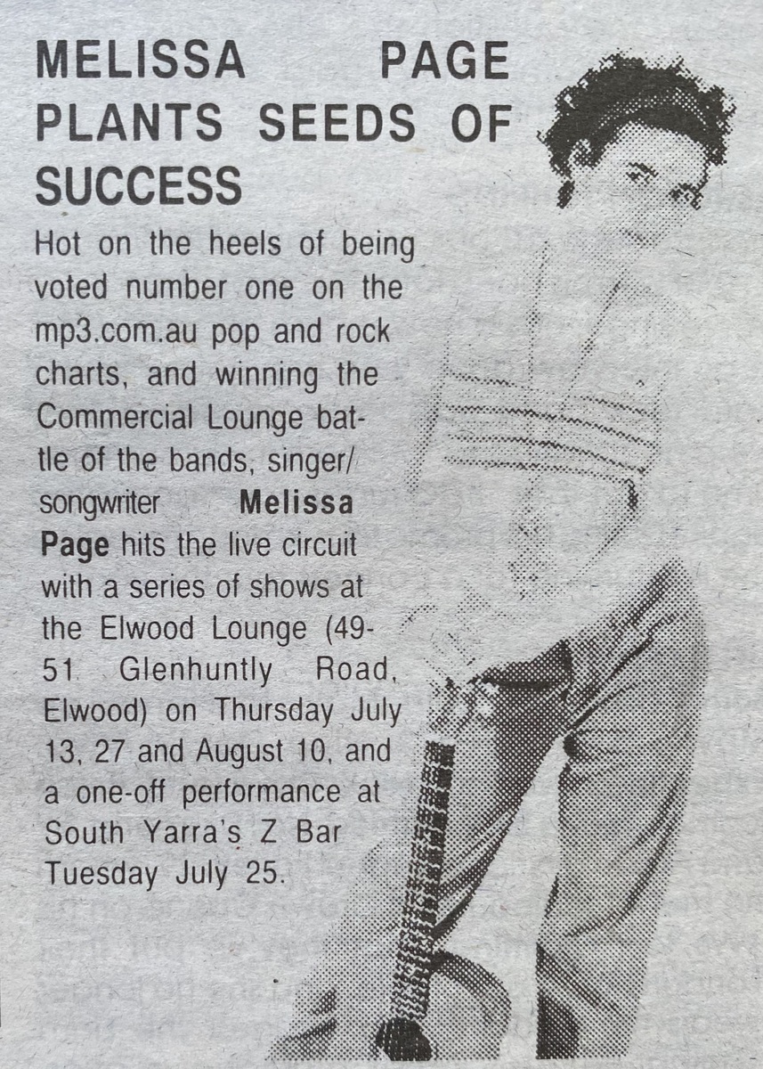 Melissa Page Concert & Tour History | Concert Archives