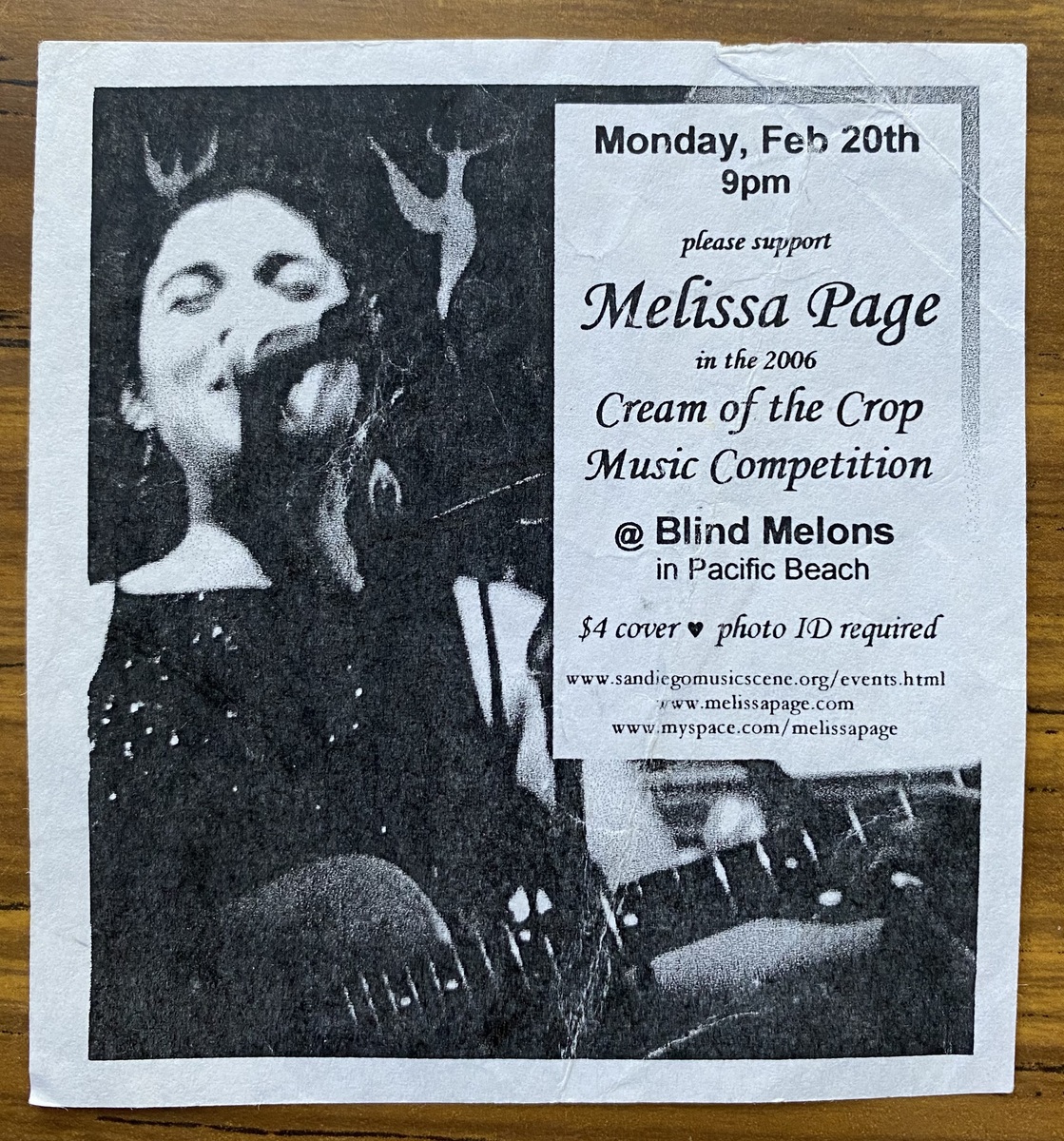 Melissa Page Concert & Tour History | Concert Archives