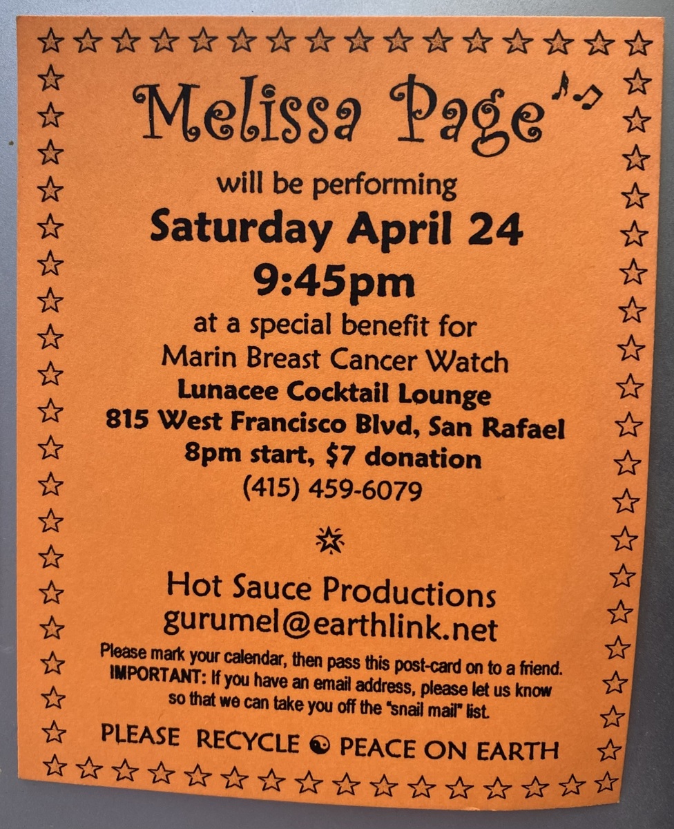 Concert History of Lunacee Cocktail Lounge San Rafael, California ...