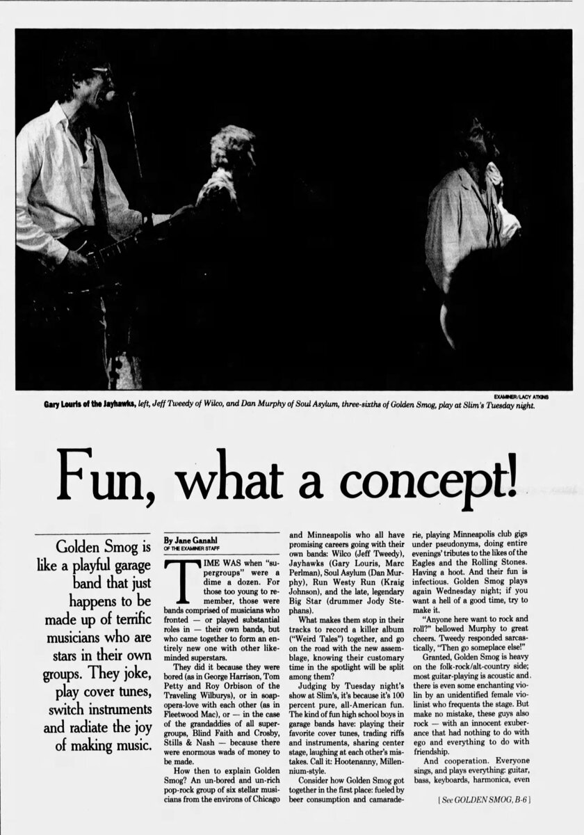 Golden Smog Concert & Tour History (Updated for 2025) | Concert Archives