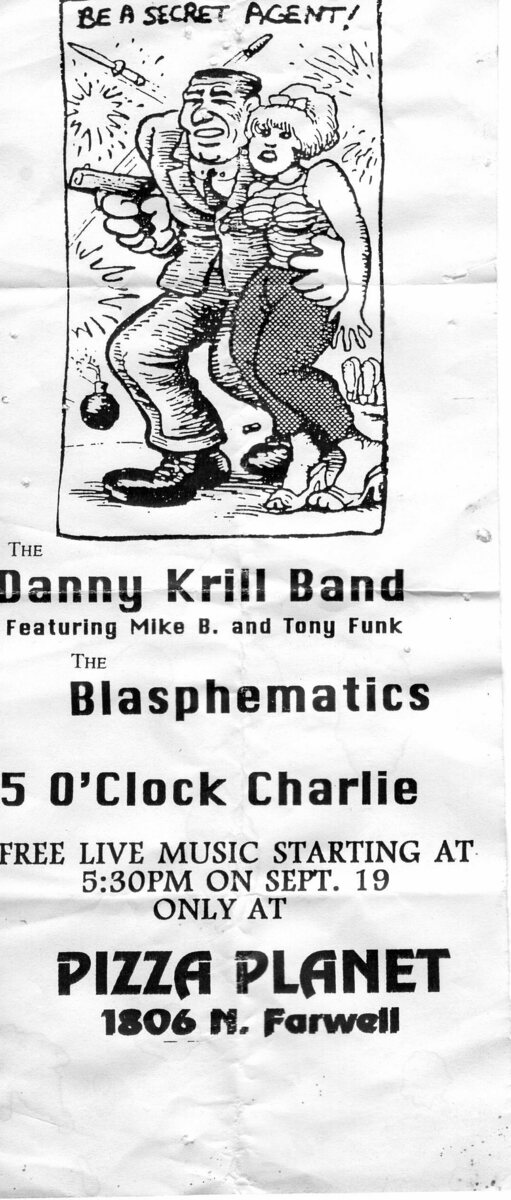 Sep 19, 1997: 5 O'Clock Charlie / Danny Krill Band / Blasphematics at ...