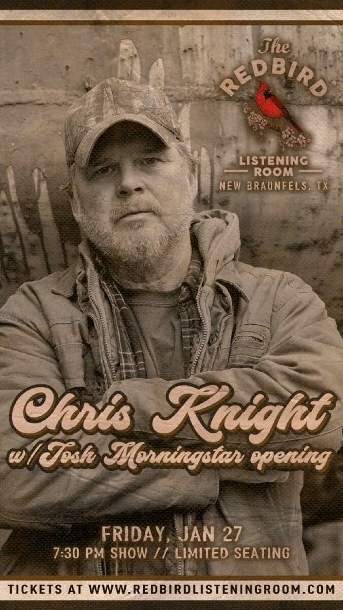 Chris Knight Concert & Tour History (Updated for 2023) | Concert Archives