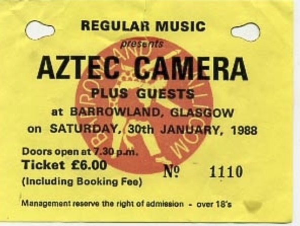 Aztec Camera Concert & Tour History | Concert Archives