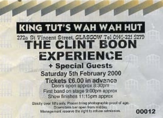 Clint Boon Experience Concert & Tour History | Concert Archives