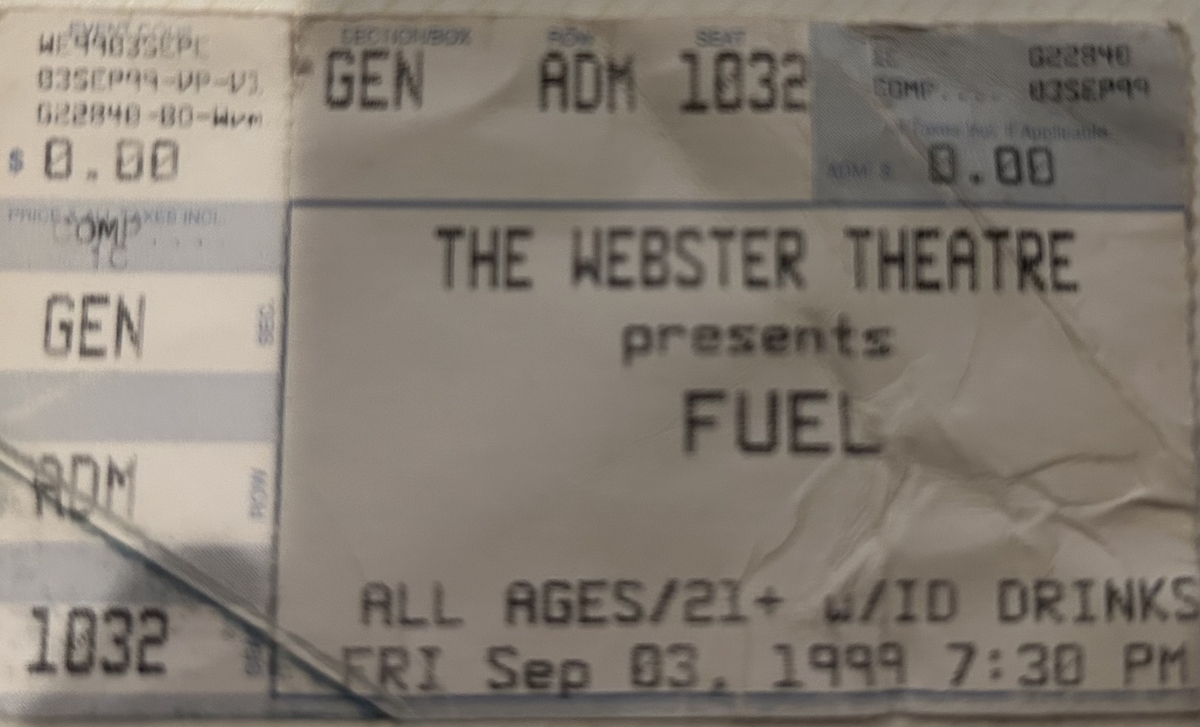 Fuel Concert & Tour History (Updated for 2023) | Concert Archives