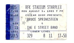 Bruce Springsteen's 1985 Concert & Tour History | Concert Archives