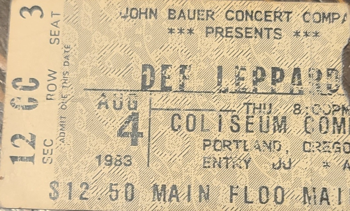 Def Leppard's 1983 Concert & Tour History | Concert Archives
