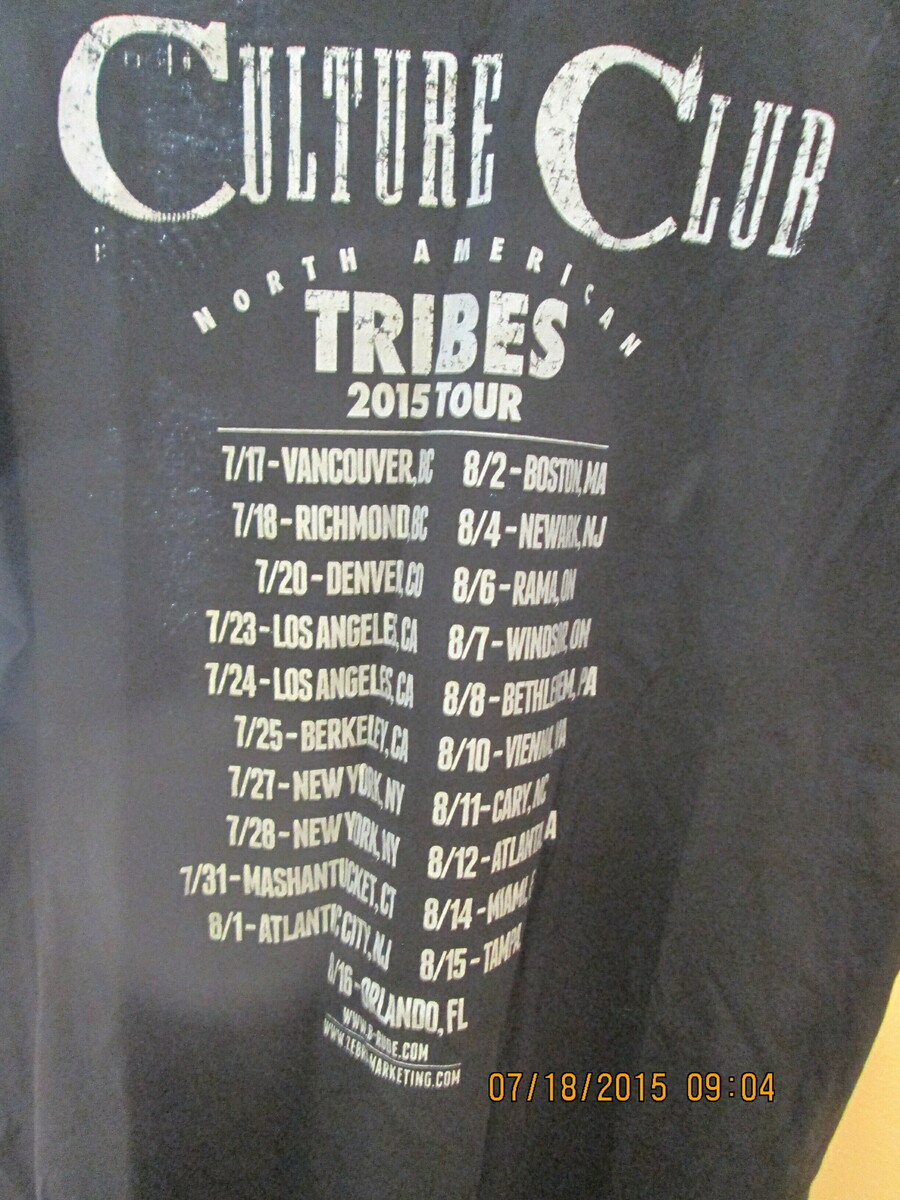 Culture Club Concert & Tour History (Updated for 2023) | Concert Archives