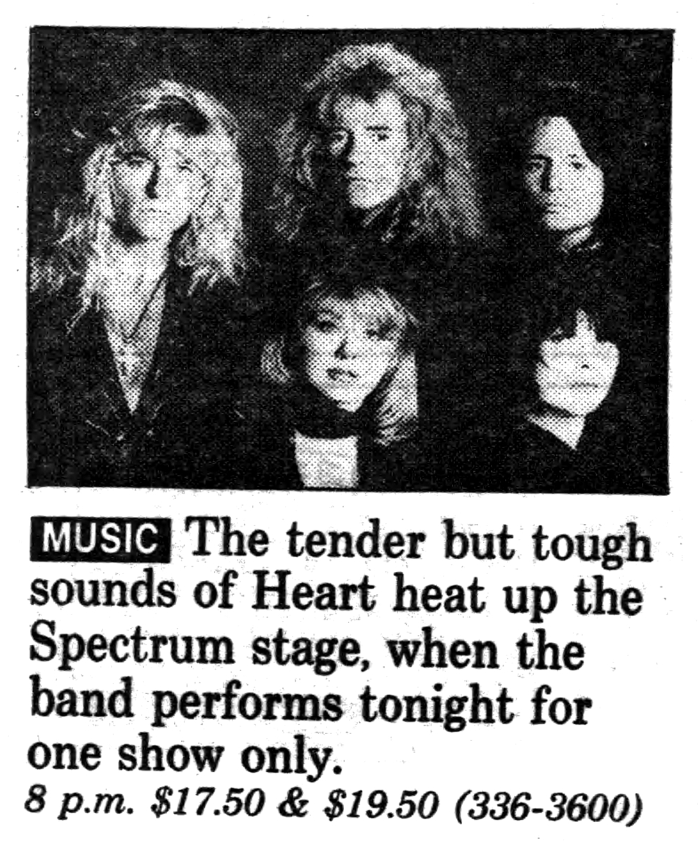 Heart's 1990 Concert & Tour History | Concert Archives
