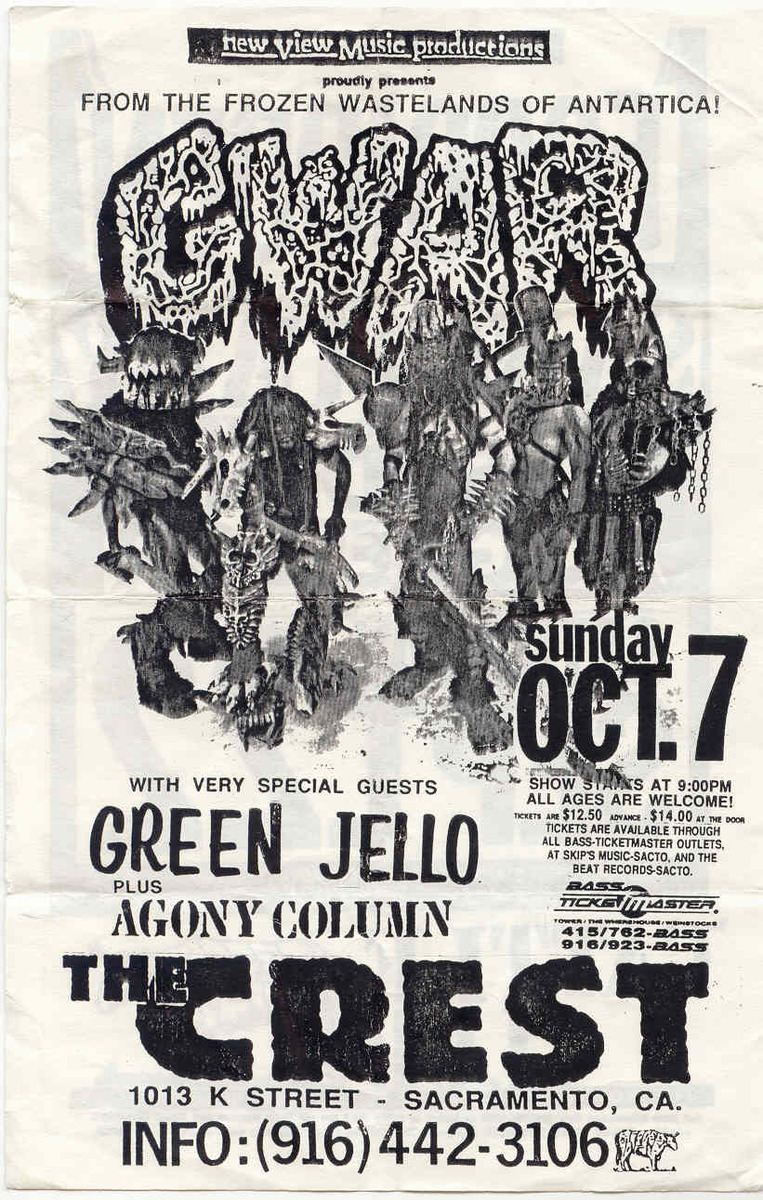 Gwar Concert & Tour History (Updated for 2023) | Concert Archives