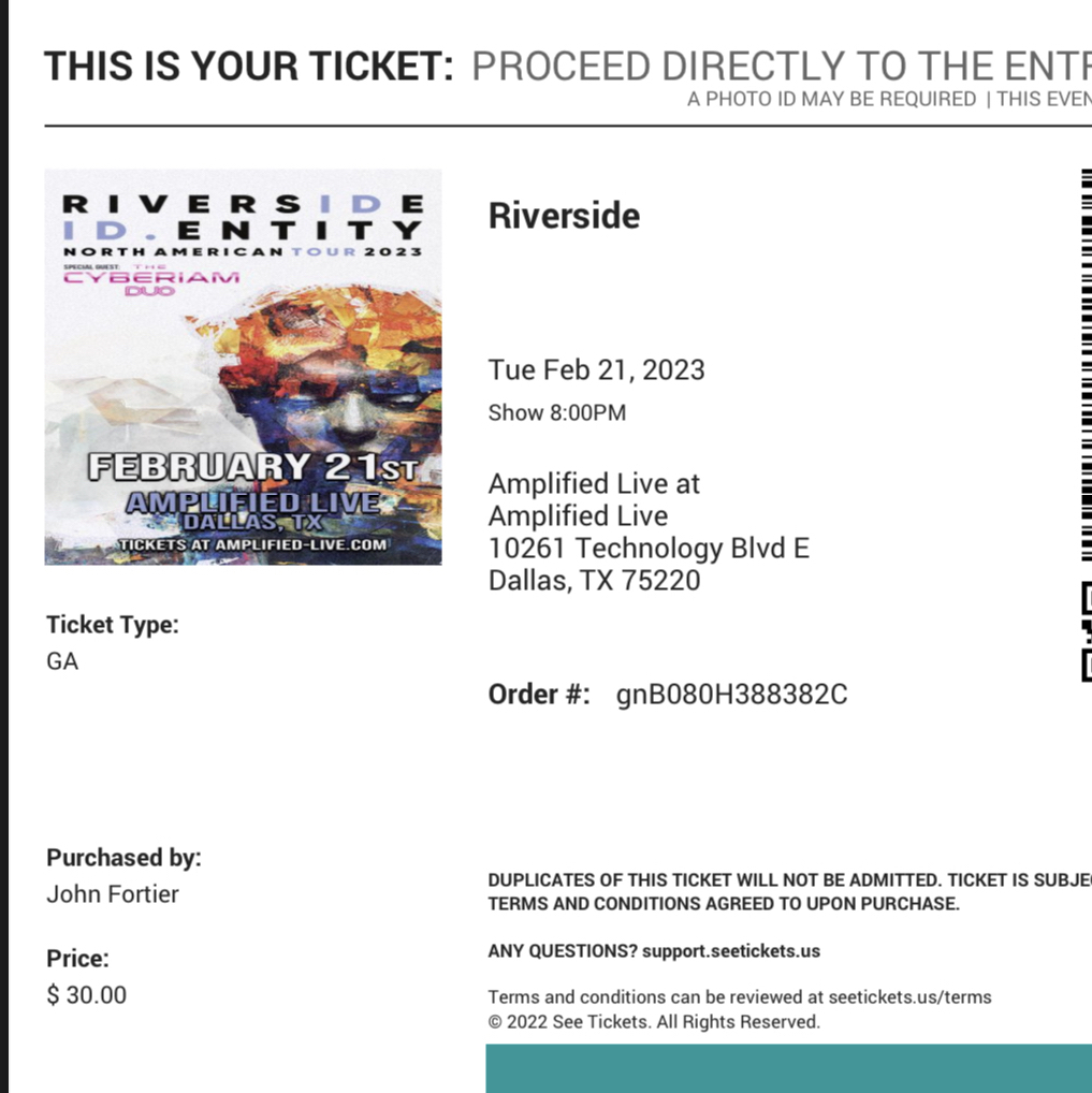 Feb 21, 2023: Riverside at Amplified Dallas, Texas, United States ...