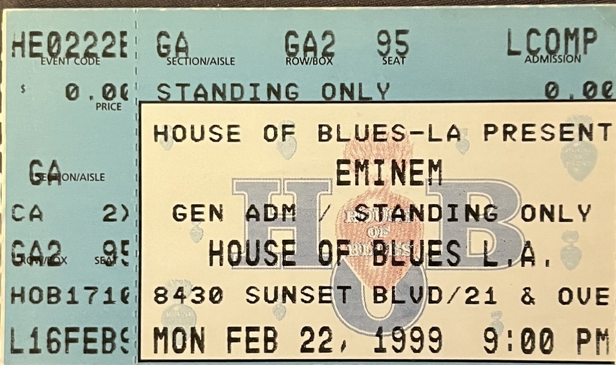 Eminem Concert & Tour History | Concert Archives