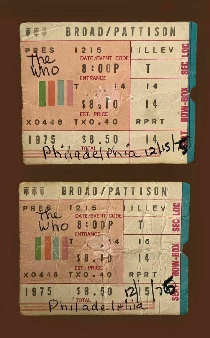 The Who's 1975 Concert & Tour History | Concert Archives