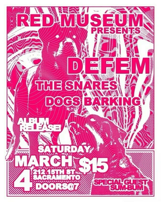 Mar 04, 2023: The Snares / Defem / Dogs Barking at Red Museum ...