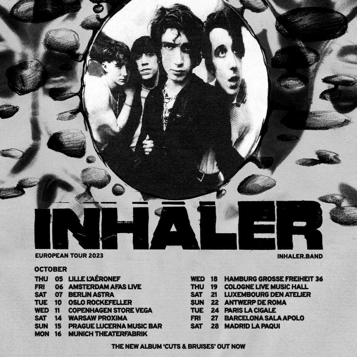 Oct 22, 2023: Inhaler / Nieve Ella at De Roma - Grote Zaal Antwerp ...