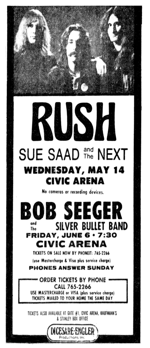 Concert History of Pittsburgh Civic Arena Pittsburgh, Pennsylvania ...