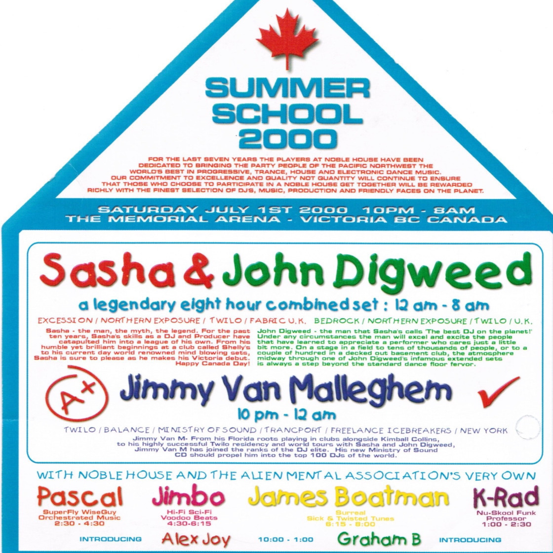 Concert History of Victoria Memorial Arena Victoria, British Columbia ...