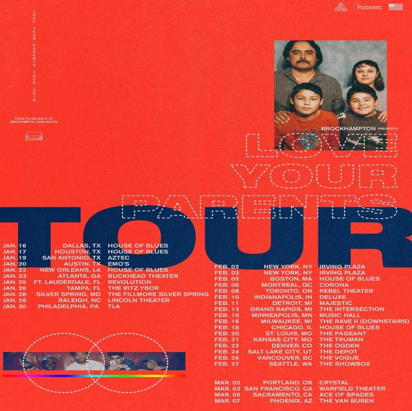 BROCKHAMPTON's 2018 Concert & Tour History | Concert Archives