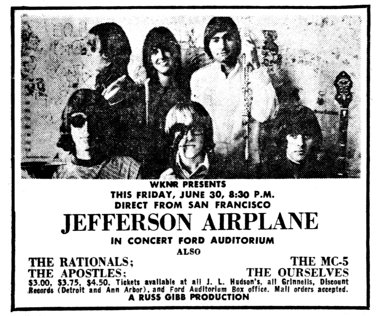 Jefferson Airplane Concert & Tour History | Concert Archives