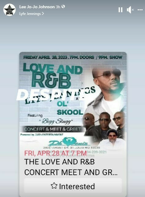 Lyfe Jennings Concert & Tour History (Updated for 2026) | Concert Archives