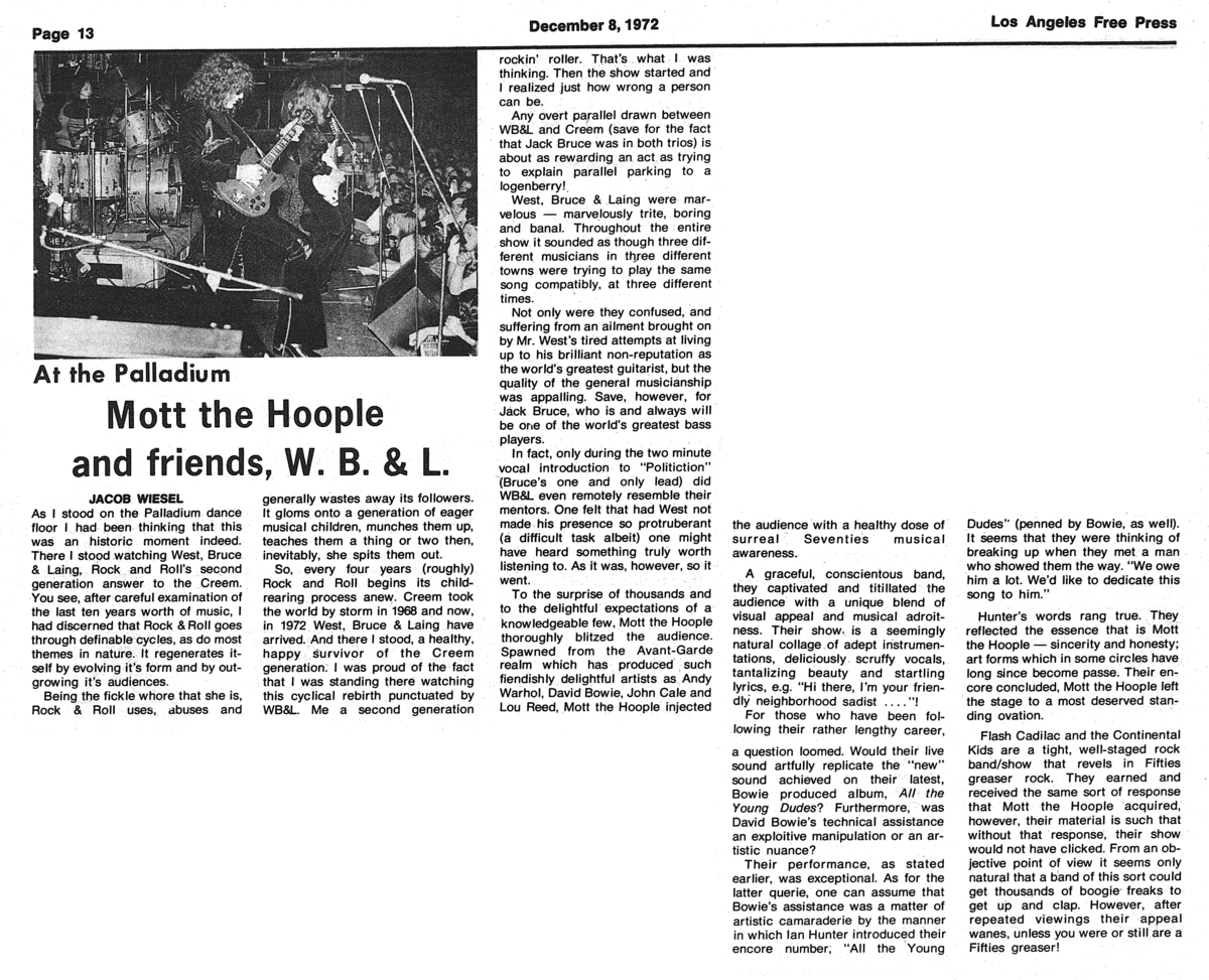 Flash Cadillac & the Continental Kids Concert & Tour History | Concert ...