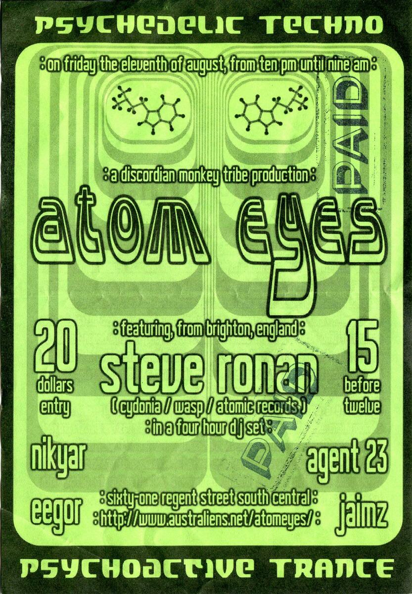 Steve Ronan Concert & Tour History | Concert Archives