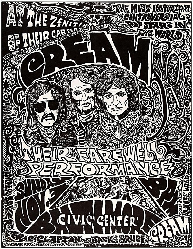 Cream Concert & Tour History | Concert Archives