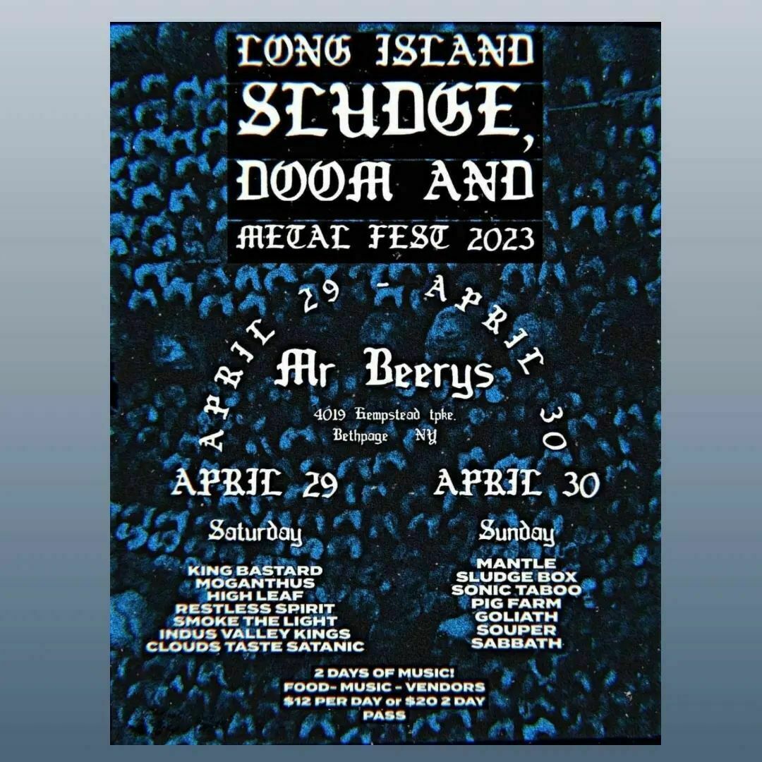 Apr 30, 2023: Long Island Sludge, Doom & Metal Fest 2023 at Mr. Beery's ...