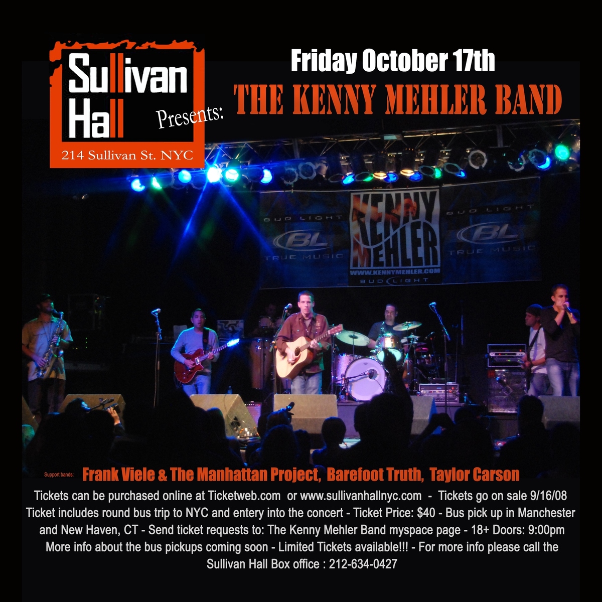 Oct 17, 2008: Kenny Mehler / Frank Viele & The Manhattan Project ...
