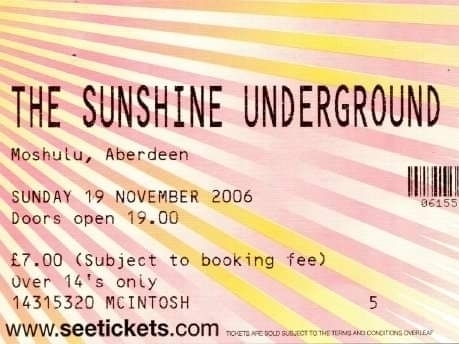 The Sunshine Underground Concert & Tour History | Concert Archives